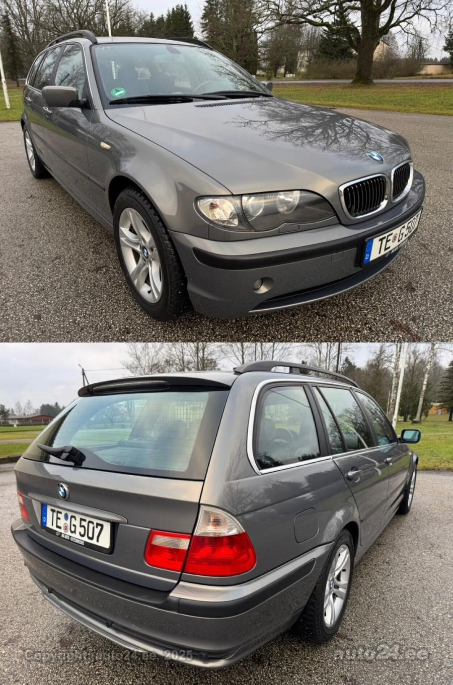 Grey BMW 3 Series 2004 in Viljandi, with an engine capacity of 2.00 L and mileage of 206 thousand km for 4190 €, photo 27 on AUTOMOTO.COM.LV