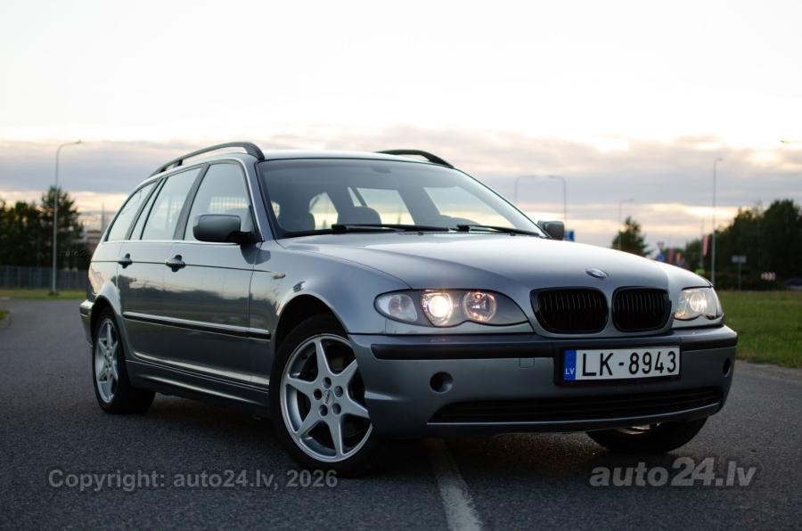 Grey BMW 3 Series 2004 in Riga, with an engine capacity of 2.00 L and mileage of 308 thousand km for 2599 €, photo 1 on AUTOMOTO.COM.LV