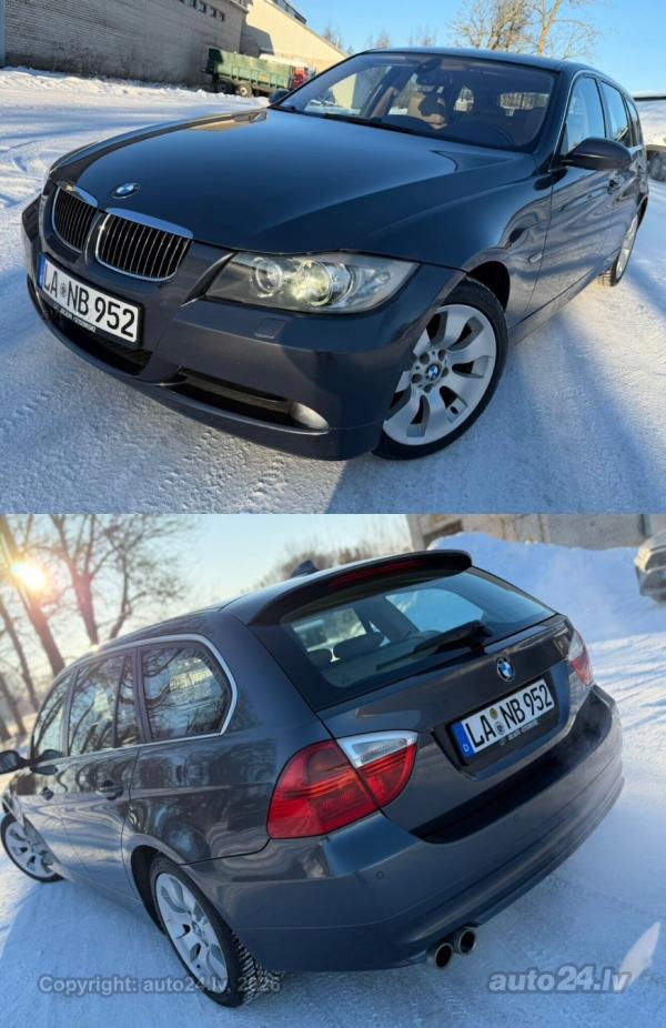 Grey BMW 3 Series 2007 in Viljandi, with an engine capacity of 3.00 L and mileage of 308 thousand km for 6190 €, photo 5 on AUTOMOTO.COM.LV