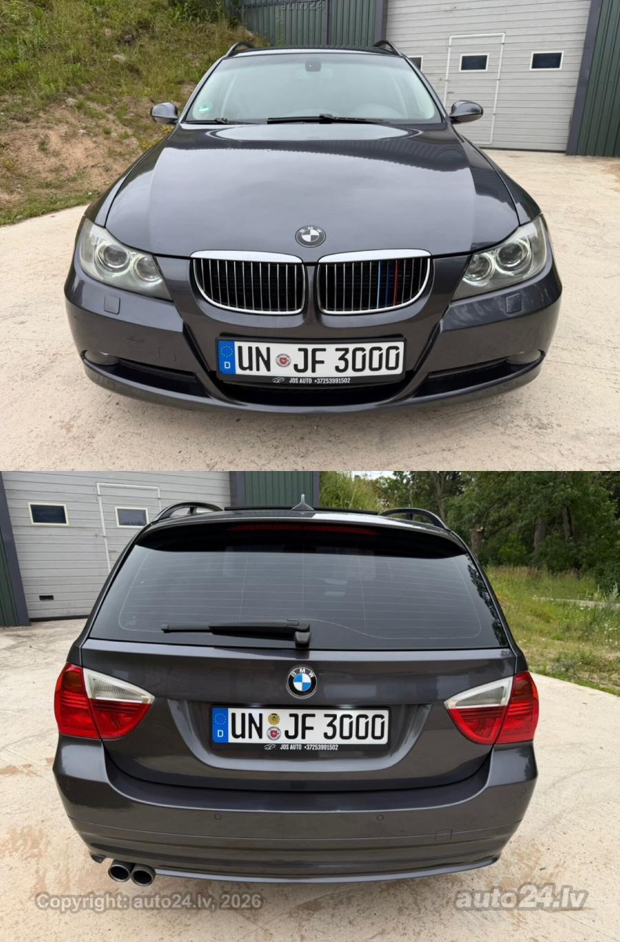 Pelēks BMW 3 Series 2008 Viljandi, ar dzinēja tilpumu 3.00 L un nobraukumu 346 tūkst. km par 5990 €, foto 7 vietnē AUTOMOTO.COM.LV