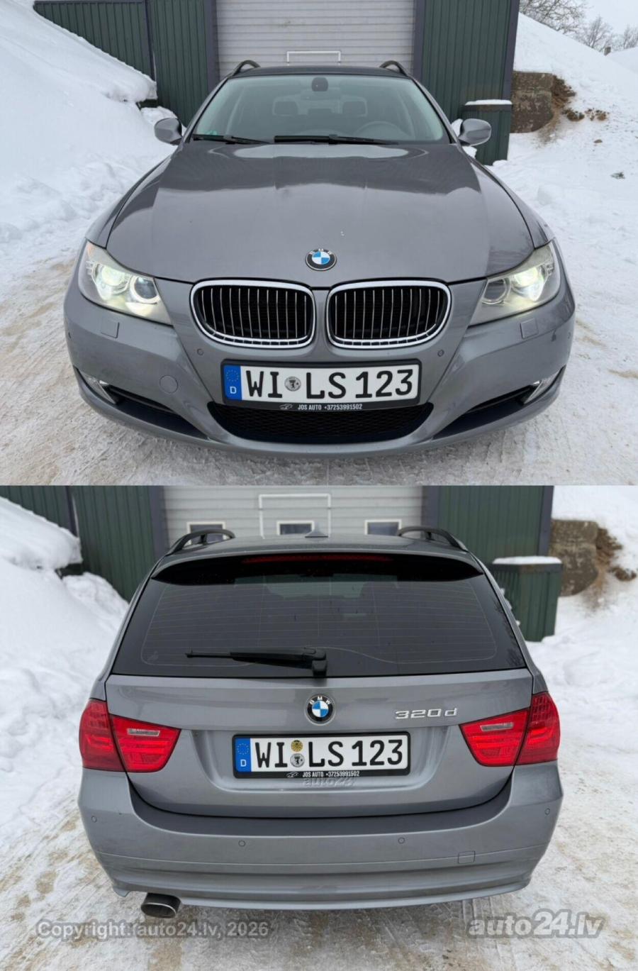 Pelēks BMW 3 Series 2009 Viljandi, ar dzinēja tilpumu 2.00 L un nobraukumu 234 tūkst. km par 5990 €, foto 6 vietnē AUTOMOTO.COM.LV