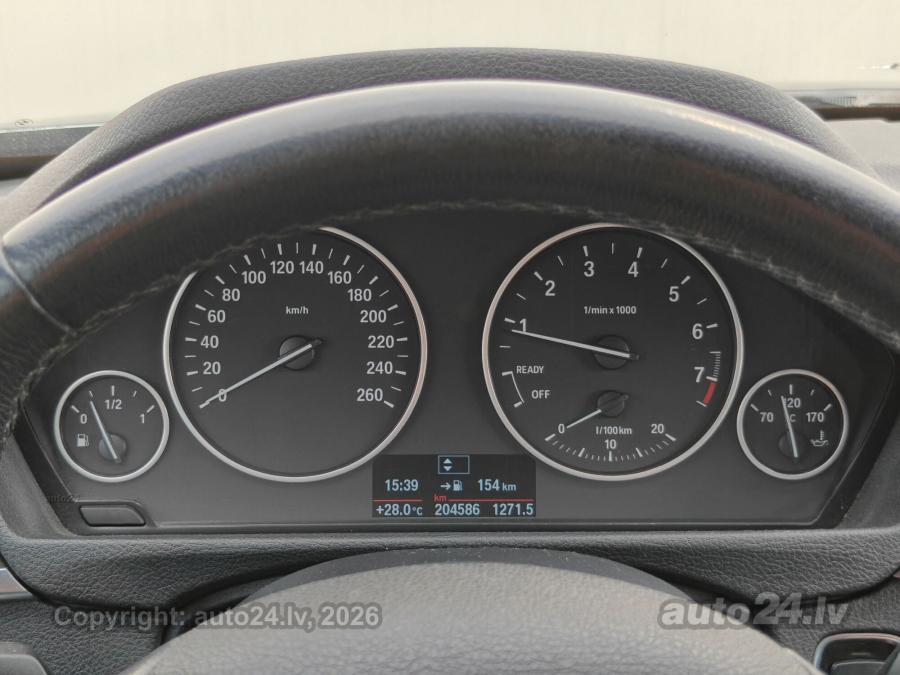 Grey BMW 3 Series 2013 in Tallinn, with an engine capacity of 1.60 L and mileage of 205 thousand km for 9900 €, photo 15 on AUTOMOTO.COM.LV