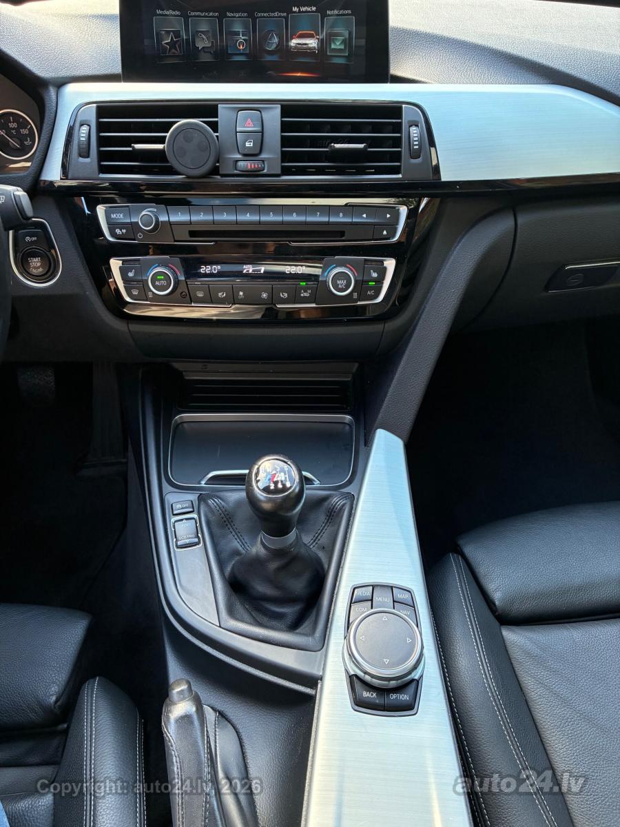 Grey BMW 3 Series 2016 in Tallinn, with an engine capacity of 2.00 L and mileage of 142 thousand km for 19800 €, photo 8 on AUTOMOTO.COM.LV