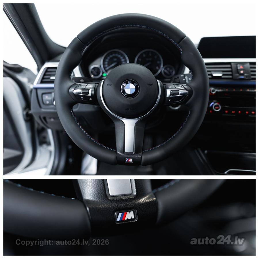 Grey BMW 3 Series 2017 in Tallinn, with an engine capacity of 3.00 L and mileage of 173 thousand km for 15990 €, photo 26 on AUTOMOTO.COM.LV