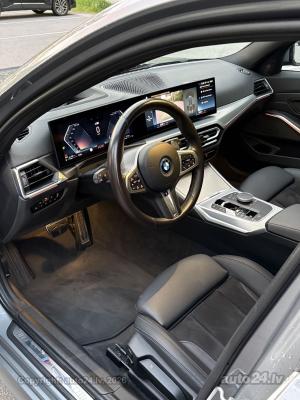 Grey BMW 3 Series 2023 in Tallinn, with an engine capacity of 2.00 L and mileage of 42 thousand km for 41990 €, photo 10 on AUTOMOTO.COM.LV