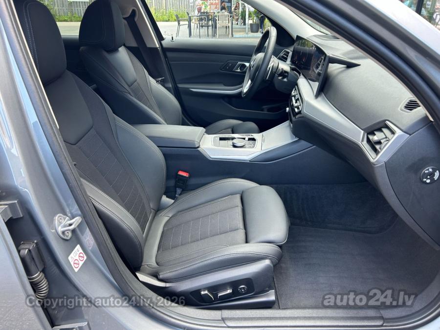 Grey BMW 3 Series 2024 in Tallinn, with an engine capacity of 2.00 L and mileage of 25 thousand km for 35900 €, photo 12 on AUTOMOTO.COM.LV
