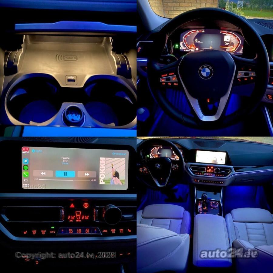 Orange BMW 3 Series 2019 in Tallinn, with an engine capacity of 2.00 L and mileage of 117 thousand km for 29900 €, photo 19 on AUTOMOTO.COM.LV