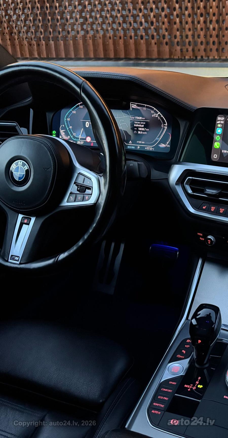 Oranžs BMW 3 Series 2019 Tallina, ar dzinēja tilpumu 2.00 L un nobraukumu 170 tūkst. km par 34900 €, foto 16 vietnē AUTOMOTO.COM.LV