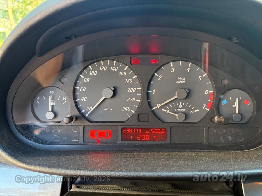 Sarkans BMW 3 Series 1999 Tallina, ar dzinēja tilpumu 2.50 L un nobraukumu 238 tūkst. km par 5100 €, foto 12 vietnē AUTOMOTO.COM.LV