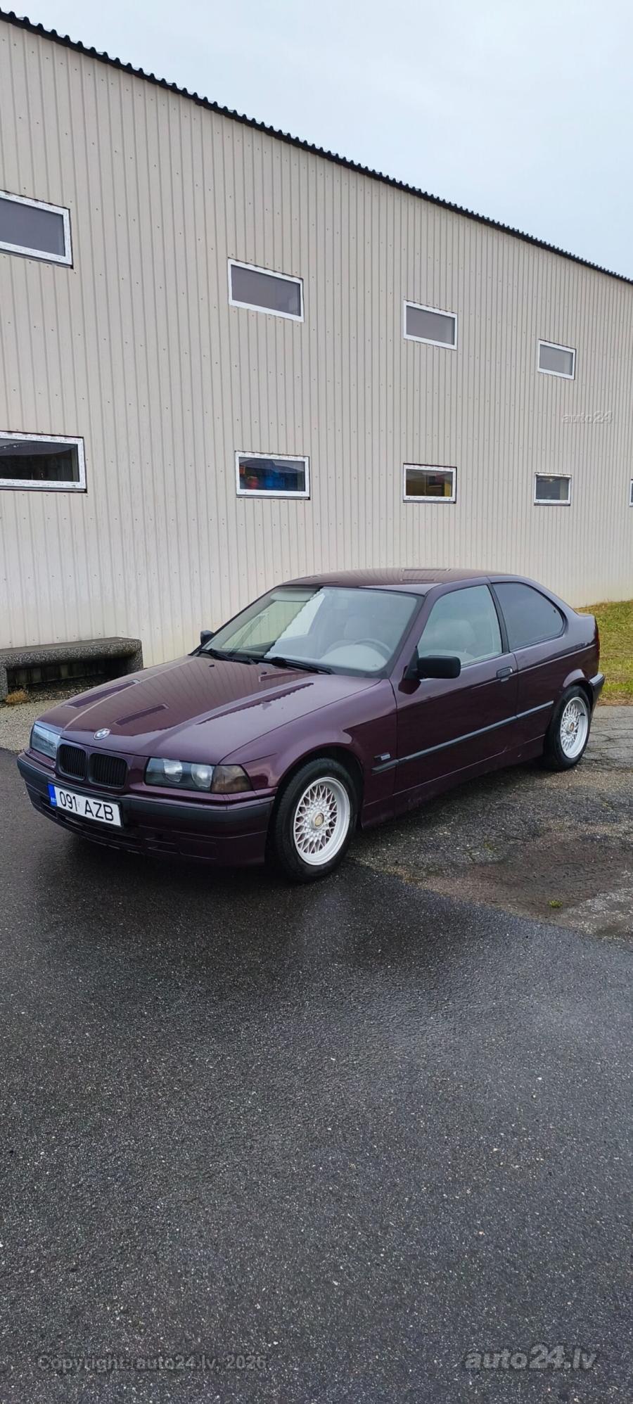 Sarkans BMW 3 Series 1995 Tallina, ar dzinēja tilpumu 2.80 L un nobraukumu 0 tūkst. km par 4000 €, foto 3 vietnē AUTOMOTO.COM.LV
