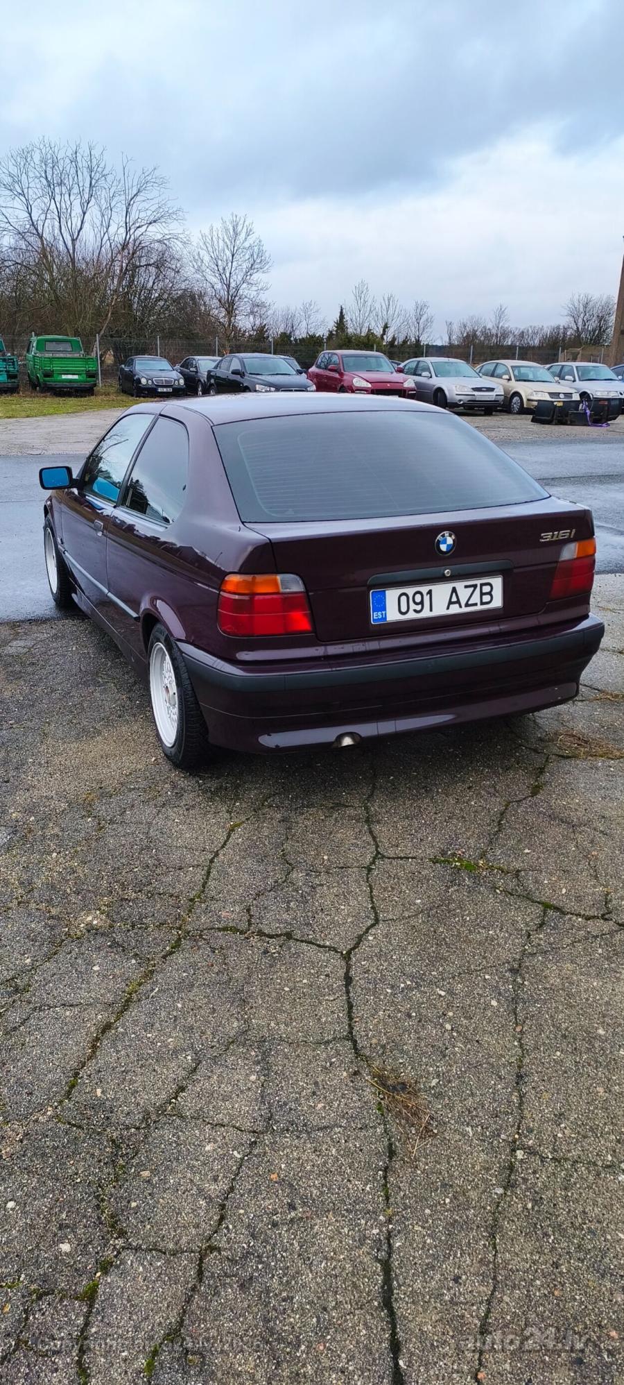 Sarkans BMW 3 Series 1995 Tallina, ar dzinēja tilpumu 2.80 L un nobraukumu 0 tūkst. km par 4000 €, foto 5 vietnē AUTOMOTO.COM.LV