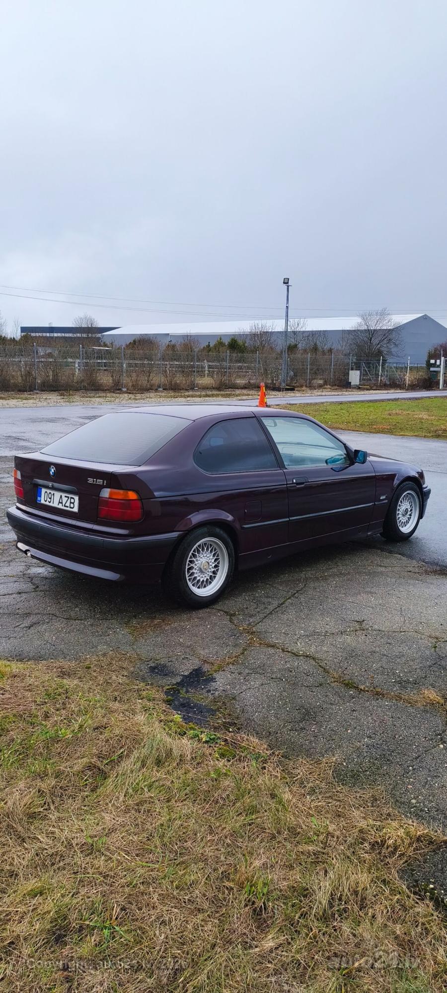 Sarkans BMW 3 Series 1995 Tallina, ar dzinēja tilpumu 2.80 L un nobraukumu 0 tūkst. km par 4000 €, foto 8 vietnē AUTOMOTO.COM.LV