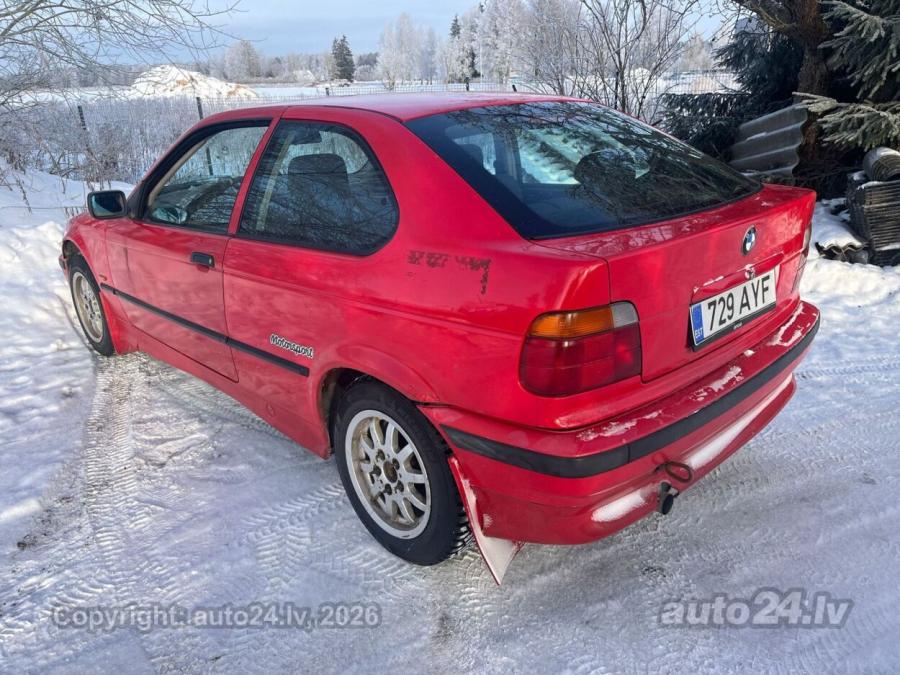 Red BMW 3 Series 1997 in Tallinn, with an engine capacity of 1.90 L and mileage of 237 thousand km for 4700 €, photo 3 on AUTOMOTO.COM.LV