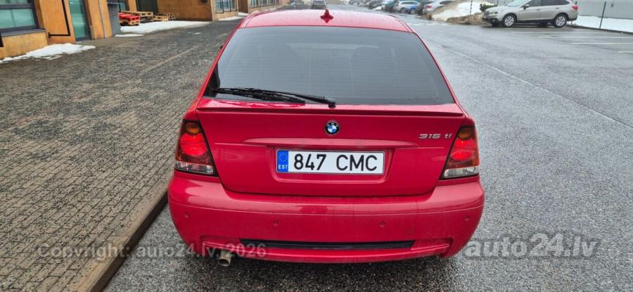 Red BMW 3 Series 2004 in Tallinn, with an engine capacity of 1.80 L and mileage of 211 thousand km for 3200 €, photo 8 on AUTOMOTO.COM.LV