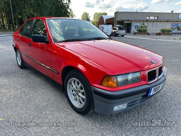 Red BMW 3 Series 1992 in Tartu, with an engine capacity of 1.80 L and mileage of 0 thousand km for 3850 €, photo 3 on AUTOMOTO.COM.LV