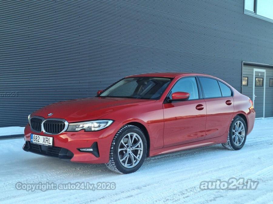 Red BMW 3 Series 2020 in Tallinn, with an engine capacity of 2.00 L and mileage of 142 thousand km for 22900 €, photo 1 on AUTOMOTO.COM.LV