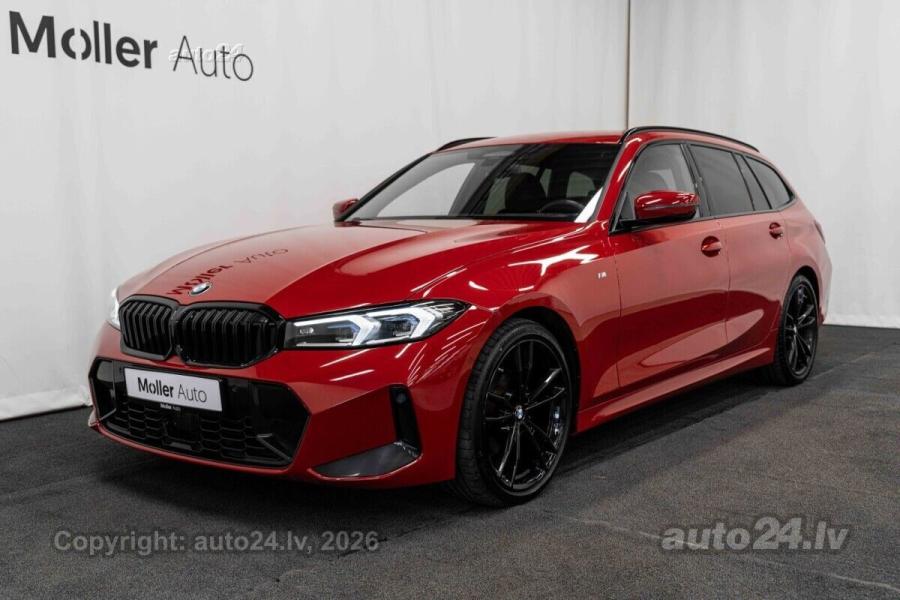 Red BMW 3 Series 2024 in Tallinn, with an engine capacity of 2.00 L and mileage of 34 thousand km for 40990 €, photo 1 on AUTOMOTO.COM.LV