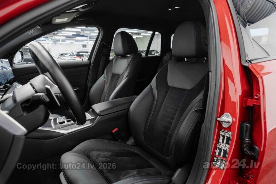 Red BMW 3 Series 2024 in Tallinn, with an engine capacity of 2.00 L and mileage of 34 thousand km for 40990 €, photo 12 on AUTOMOTO.COM.LV