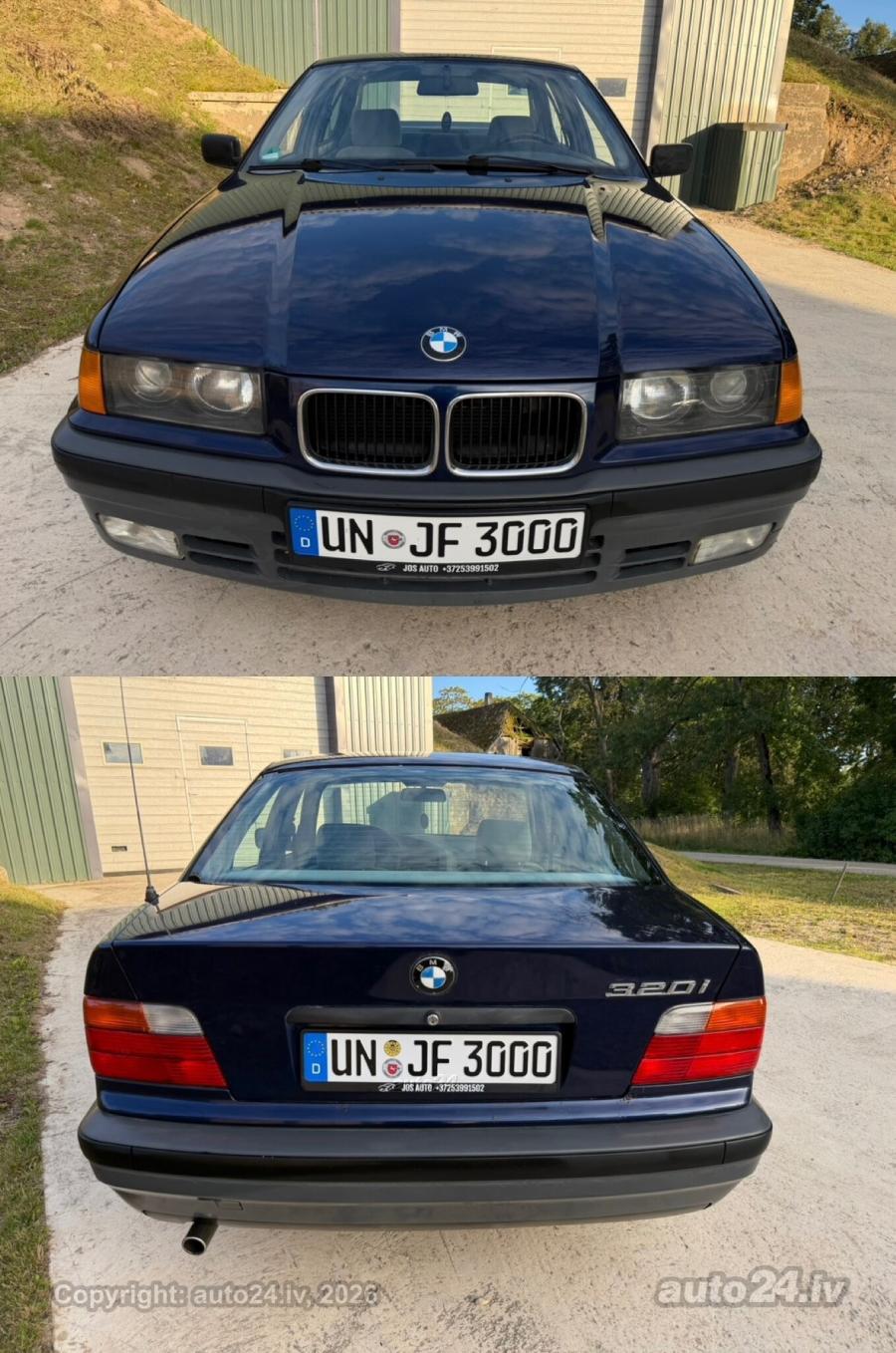 BMW 3 Series 1991 in Viljandi, with an engine capacity of 2.00 L and mileage of 162 thousand km for 2990 €, photo 7 on AUTOMOTO.COM.LV