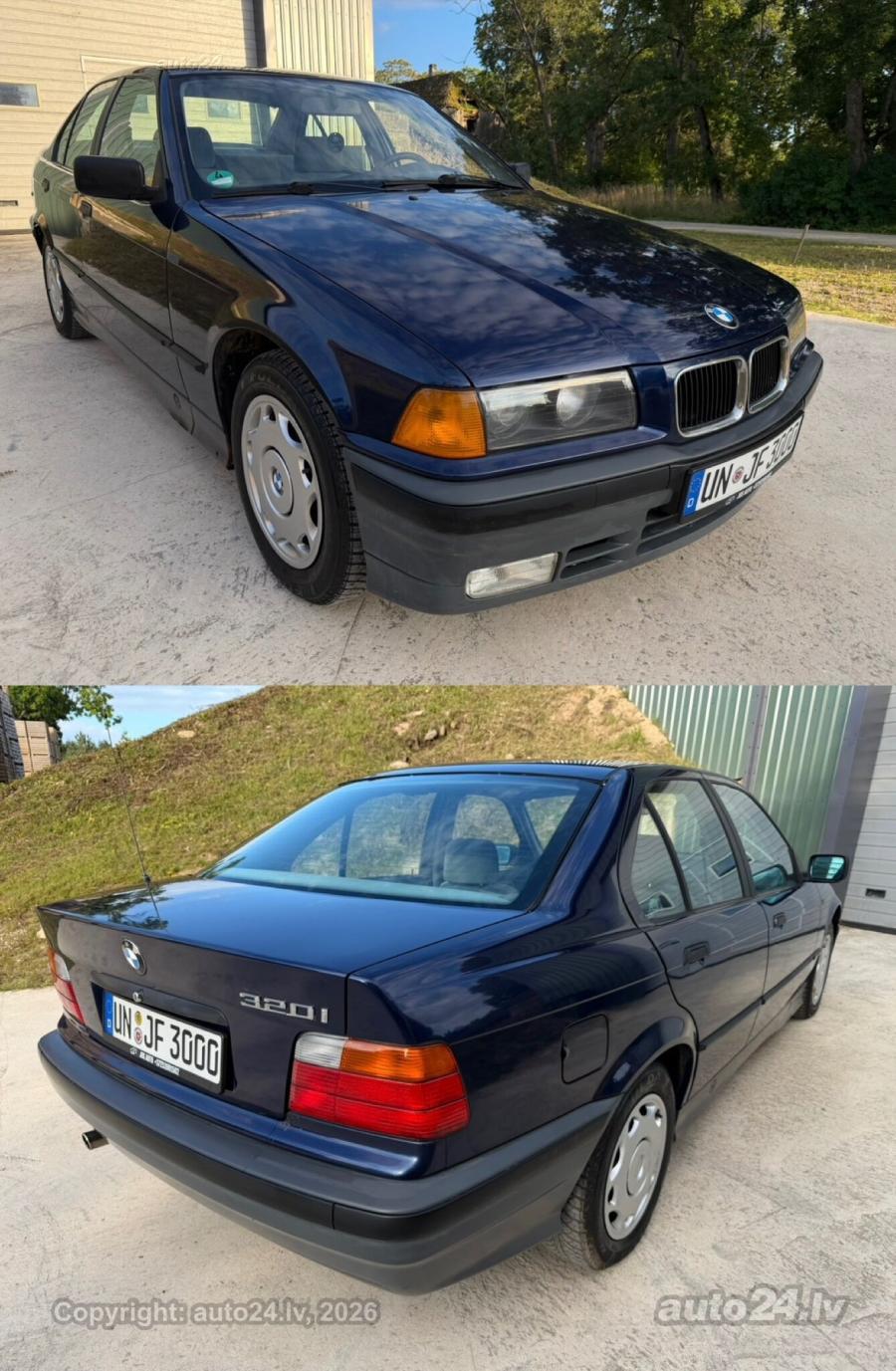 BMW 3 Series 1991 in Viljandi, with an engine capacity of 2.00 L and mileage of 162 thousand km for 2990 €, photo 22 on AUTOMOTO.COM.LV