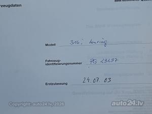 BMW 3 Series 2003 Tallina, ar dzinēja tilpumu 1.00 L un nobraukumu 199 tūkst. km par 2499 €, foto 19 vietnē AUTOMOTO.COM.LV