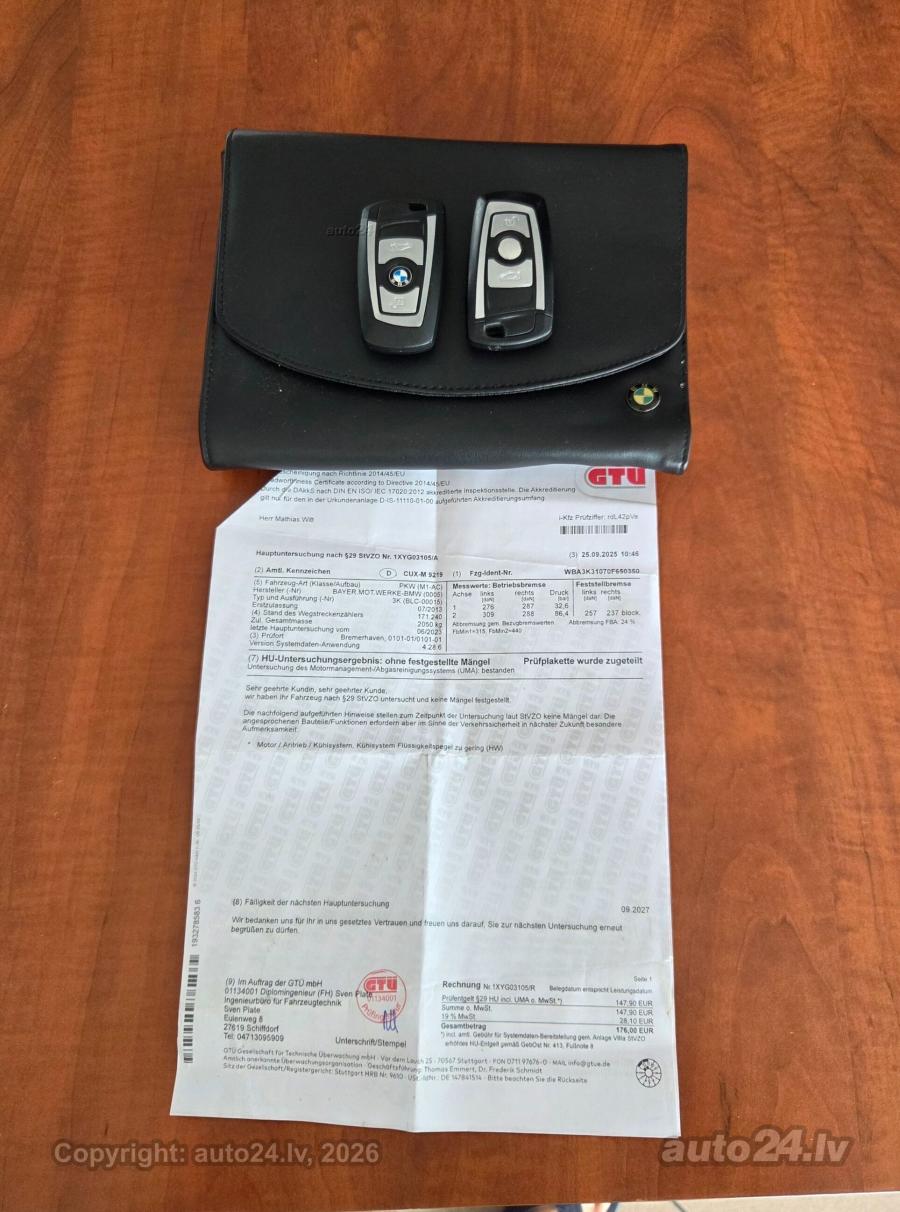 BMW 3 Series 2013 in Tartu, with an engine capacity of 2.00 L and mileage of 180 thousand km for 11990 €, photo 15 on AUTOMOTO.COM.LV