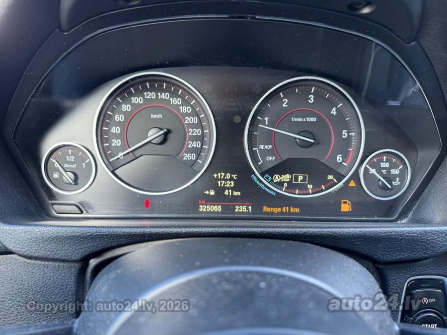 White BMW 3 Series 2014 in Tallinn, with an engine capacity of 2.00 L and mileage of 325 thousand km for 8999 €, photo 17 on AUTOMOTO.COM.LV