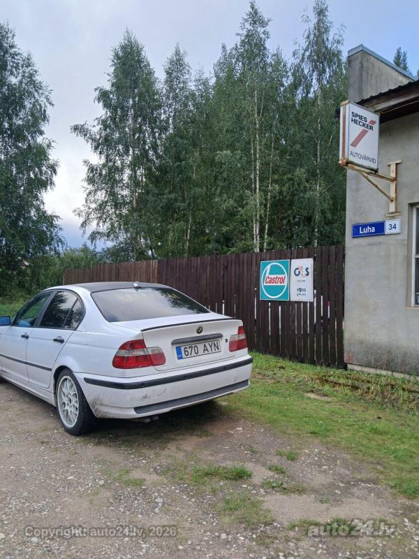 White BMW 3 Series 2003 in Voru, with an engine capacity of 2.90 L and mileage of 0 thousand km for 1100 €, photo 2 on AUTOMOTO.COM.LV