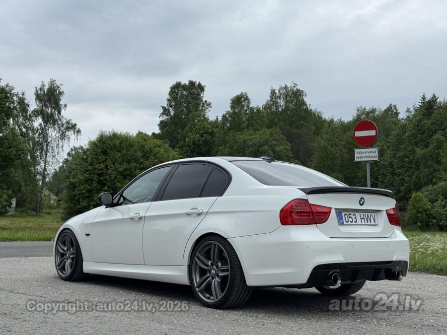 White BMW 3 Series 2008 in Rapla, with an engine capacity of 3.00 L and mileage of 268 thousand km for 12500 €, photo 6 on AUTOMOTO.COM.LV