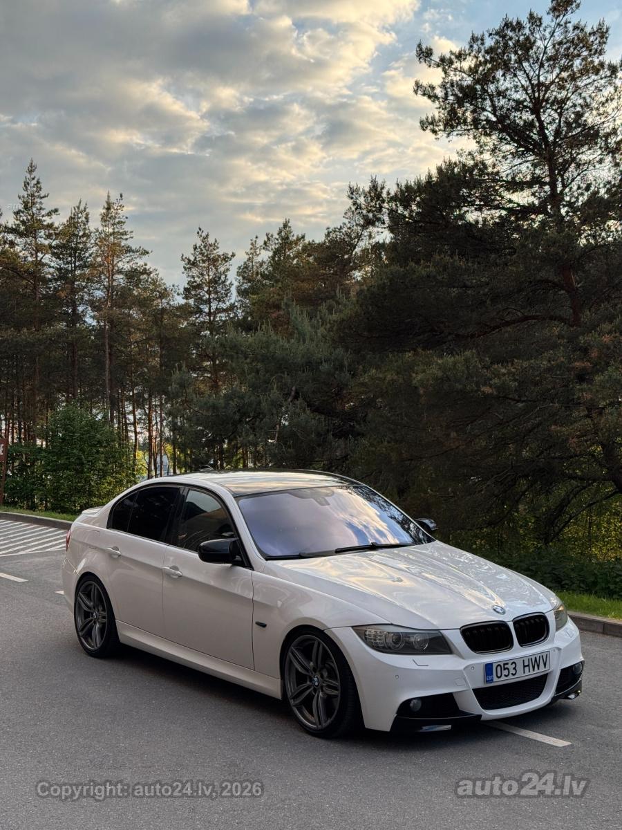 White BMW 3 Series 2008 in Rapla, with an engine capacity of 3.00 L and mileage of 268 thousand km for 12500 €, photo 9 on AUTOMOTO.COM.LV