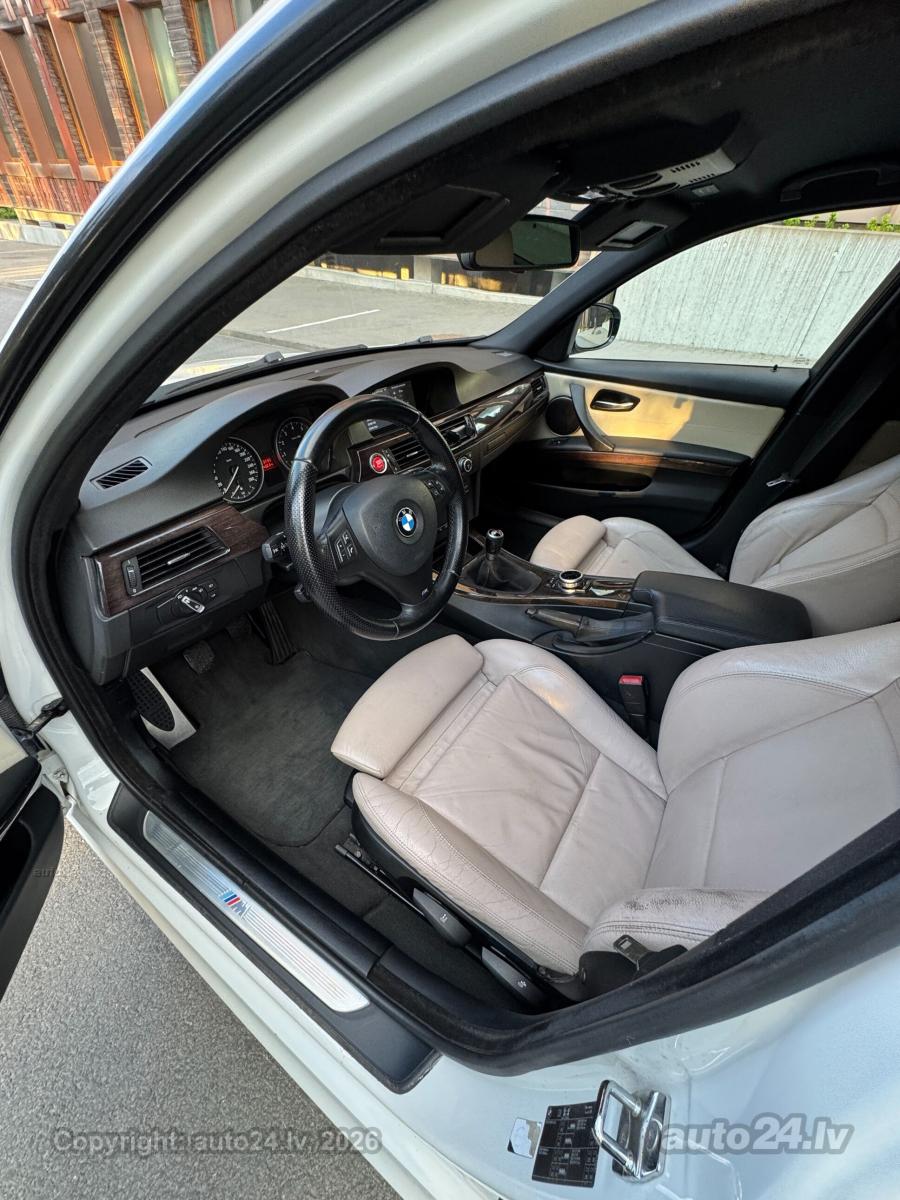White BMW 3 Series 2008 in Rapla, with an engine capacity of 3.00 L and mileage of 268 thousand km for 12500 €, photo 16 on AUTOMOTO.COM.LV