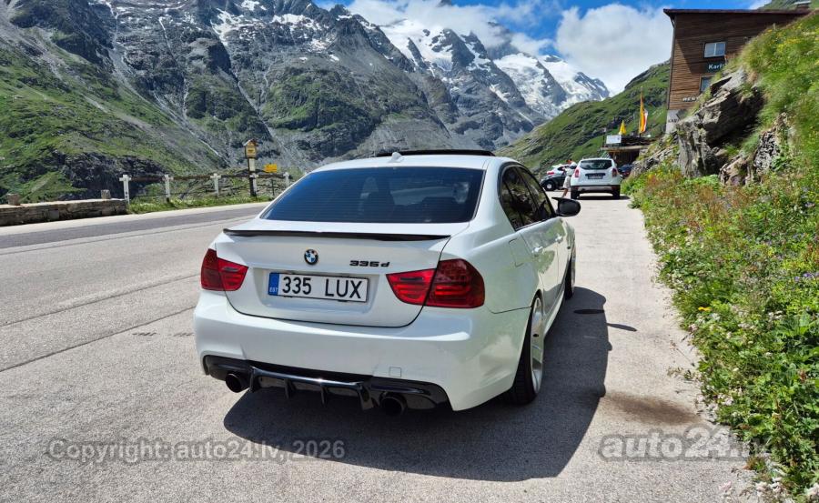 White BMW 3 Series 2011 in Tallinn, with an engine capacity of 2.99 L and mileage of 345 thousand km for 12500 €, photo 6 on AUTOMOTO.COM.LV