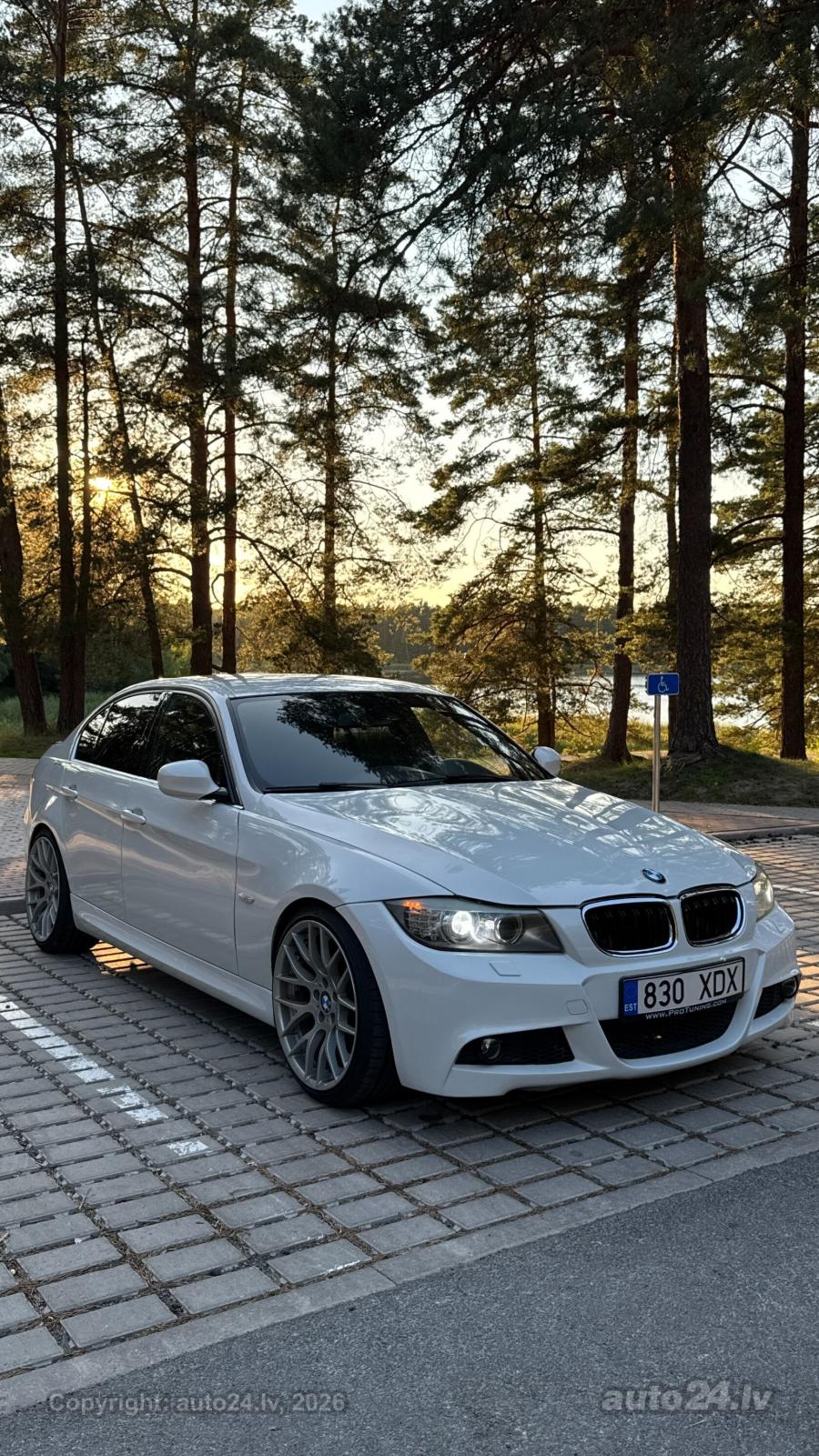 White BMW 3 Series 2011 in Elva, with an engine capacity of 3.00 L and mileage of 340 thousand km for 8300 €, photo 1 on AUTOMOTO.COM.LV