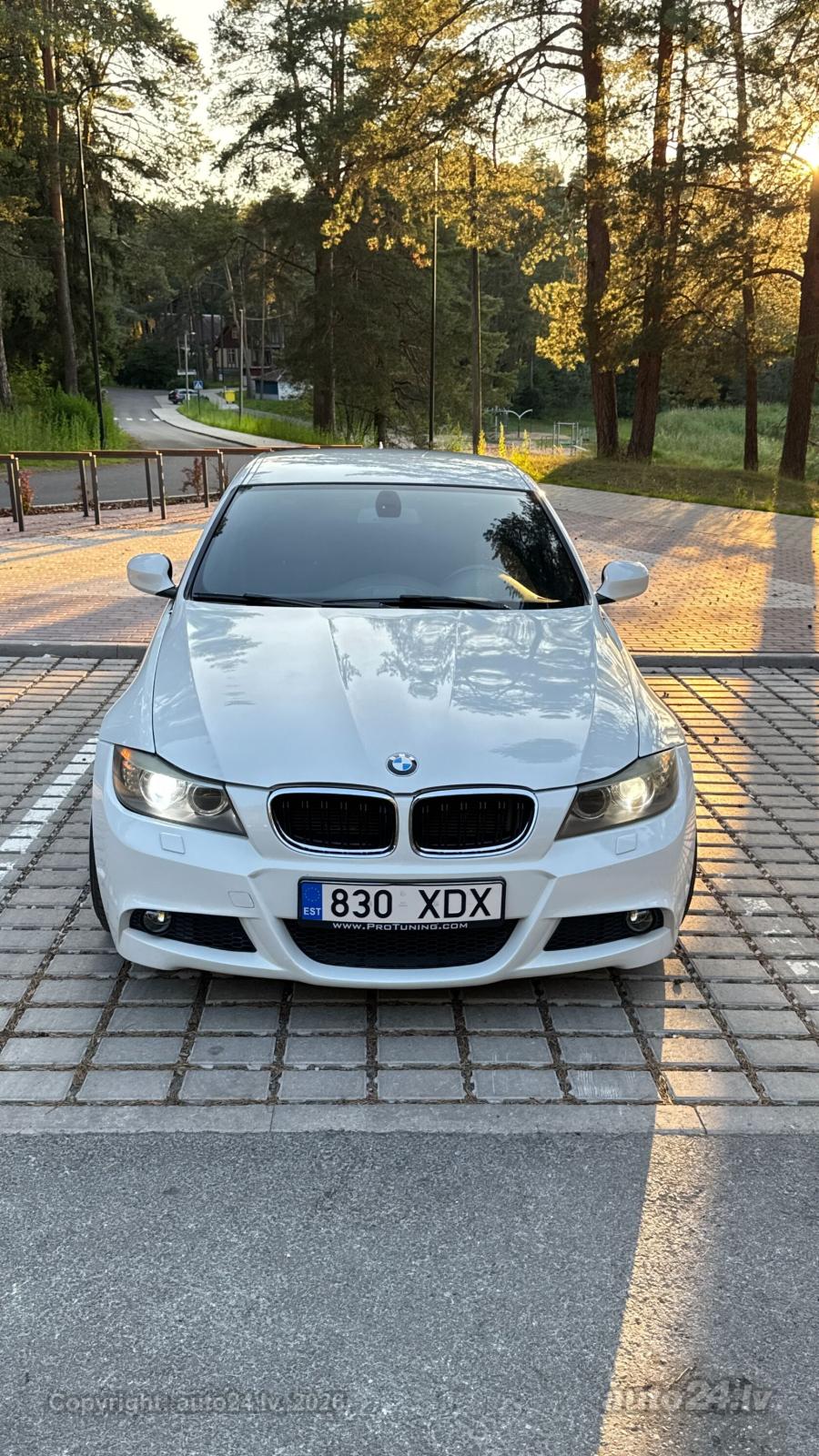 White BMW 3 Series 2011 in Elva, with an engine capacity of 3.00 L and mileage of 340 thousand km for 8300 €, photo 5 on AUTOMOTO.COM.LV