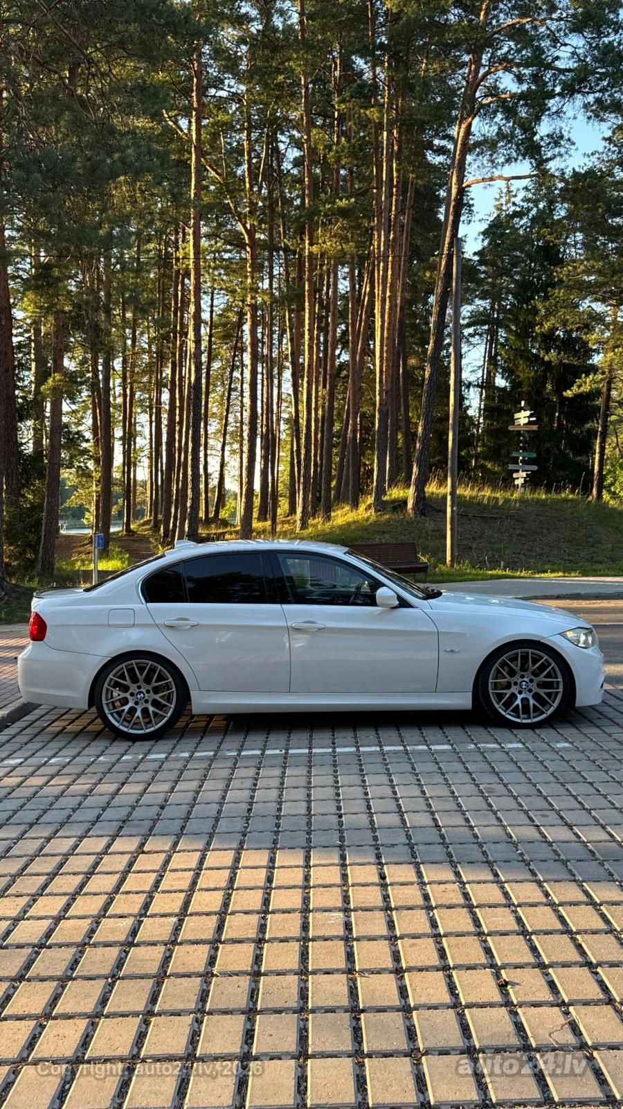 White BMW 3 Series 2011 in Elva, with an engine capacity of 3.00 L and mileage of 340 thousand km for 8300 €, photo 6 on AUTOMOTO.COM.LV