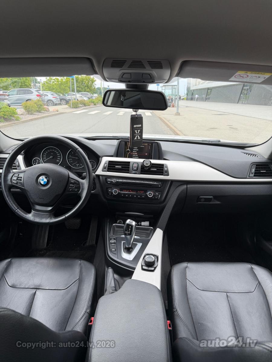 White BMW 3 Series 2013 in Tallinn, with an engine capacity of 1.60 L and mileage of 198 thousand km for 11700 €, photo 8 on AUTOMOTO.COM.LV