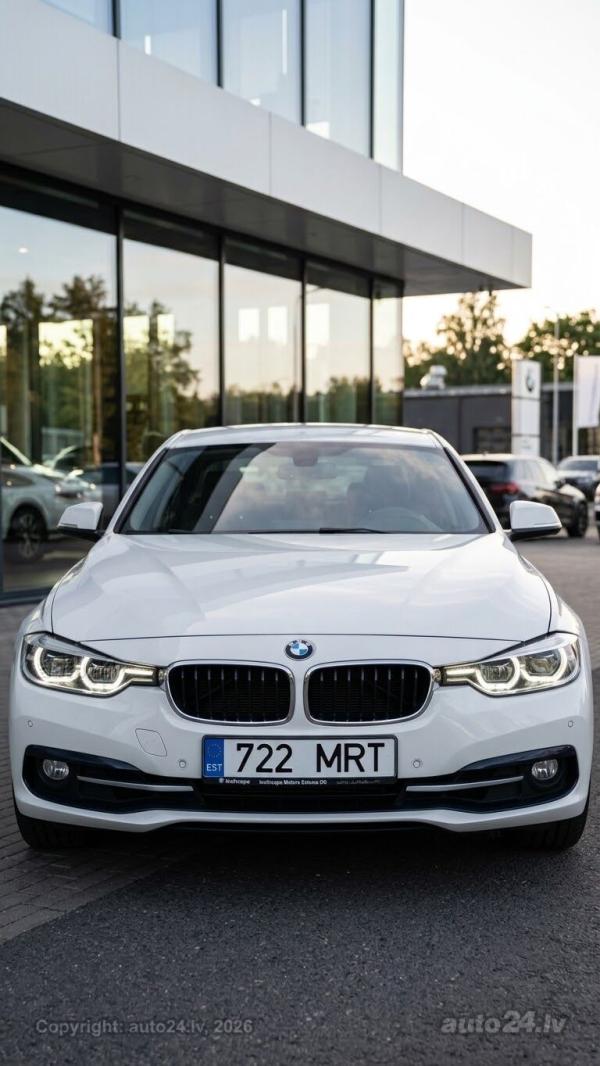 BMW 3 Series 2016 in Tallinn on AUTOMOTO.COM.LV White BMW 3 Series 2016 in Tallinn, with an engine capacity of 2.00 L and mileage of 165 thousand km for 12900 €, photo 1 on AUTOMOTO.COM.LV