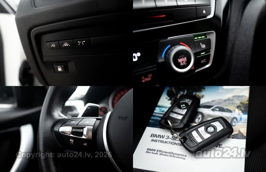 White BMW 3 Series 2016 in Tallinn, with an engine capacity of 2.00 L and mileage of 185 thousand km for 13999 €, photo 15 on AUTOMOTO.COM.LV