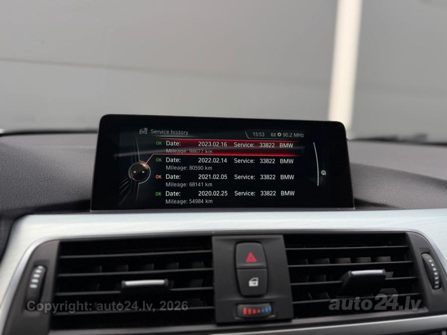White BMW 3 Series 2016 in Tallinn, with an engine capacity of 2.00 L and mileage of 156 thousand km for 15490 €, photo 23 on AUTOMOTO.COM.LV