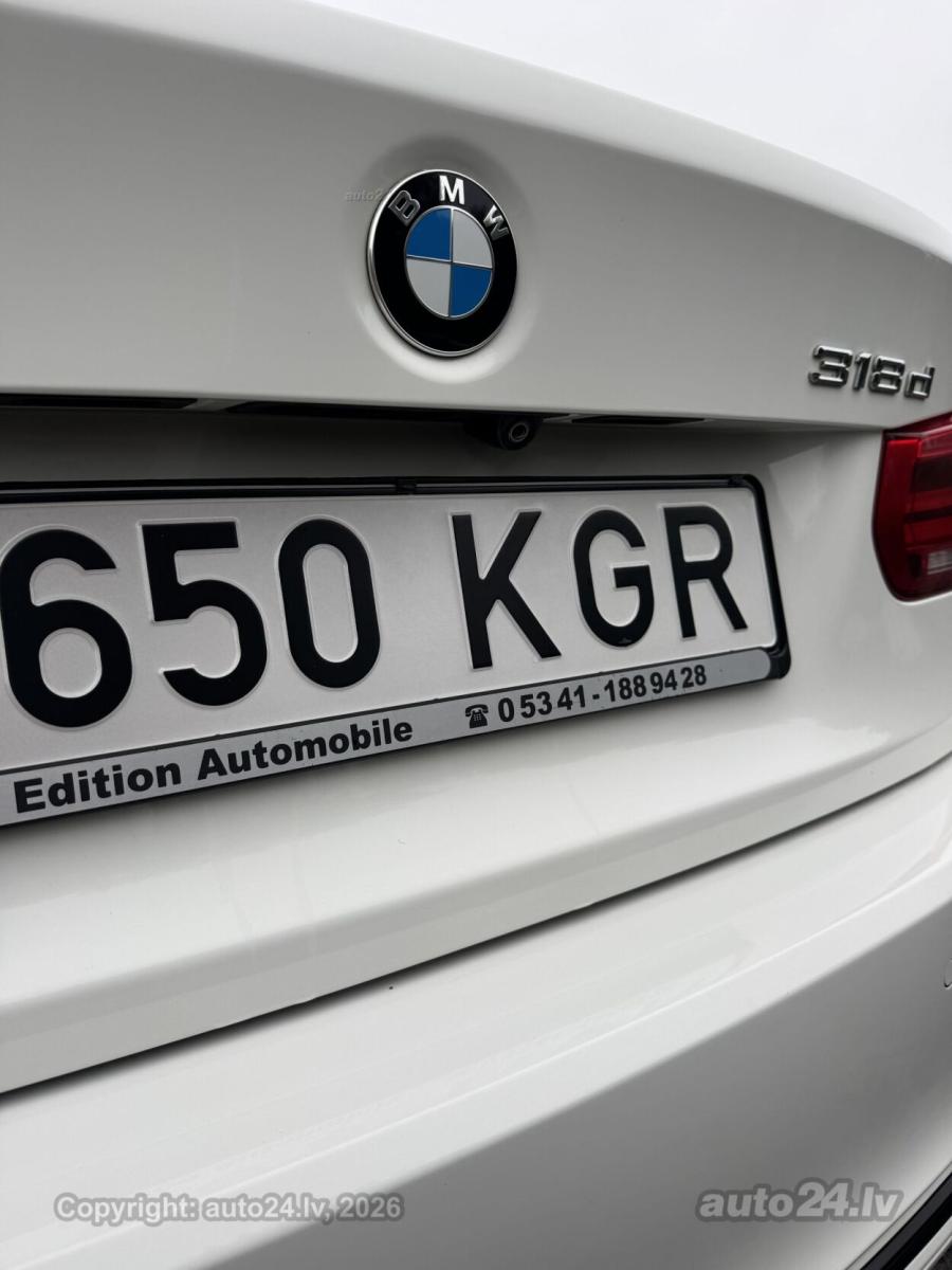 White BMW 3 Series 2017 in Tallinn, with an engine capacity of 2.00 L and mileage of 190 thousand km for 14950 €, photo 9 on AUTOMOTO.COM.LV