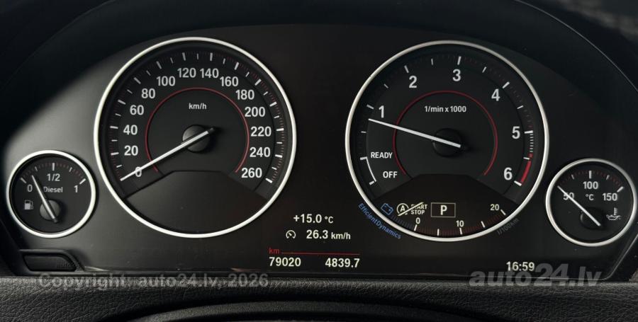 White BMW 3 Series 2017 in Tallinn, with an engine capacity of 2.00 L and mileage of 79 thousand km for 21500 €, photo 13 on AUTOMOTO.COM.LV