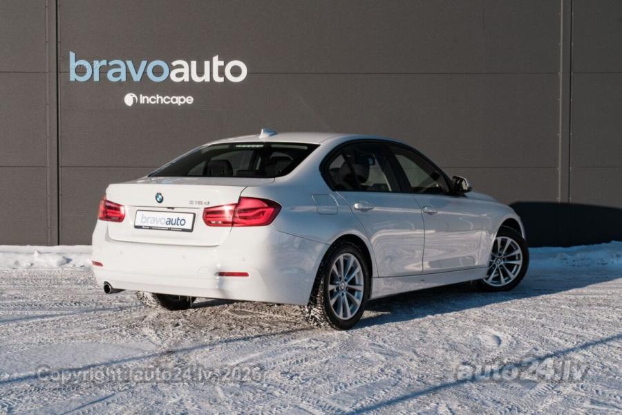 White BMW 3 Series 2018 in Tartu, with an engine capacity of 2.00 L and mileage of 156 thousand km for 15900 €, photo 8 on AUTOMOTO.COM.LV