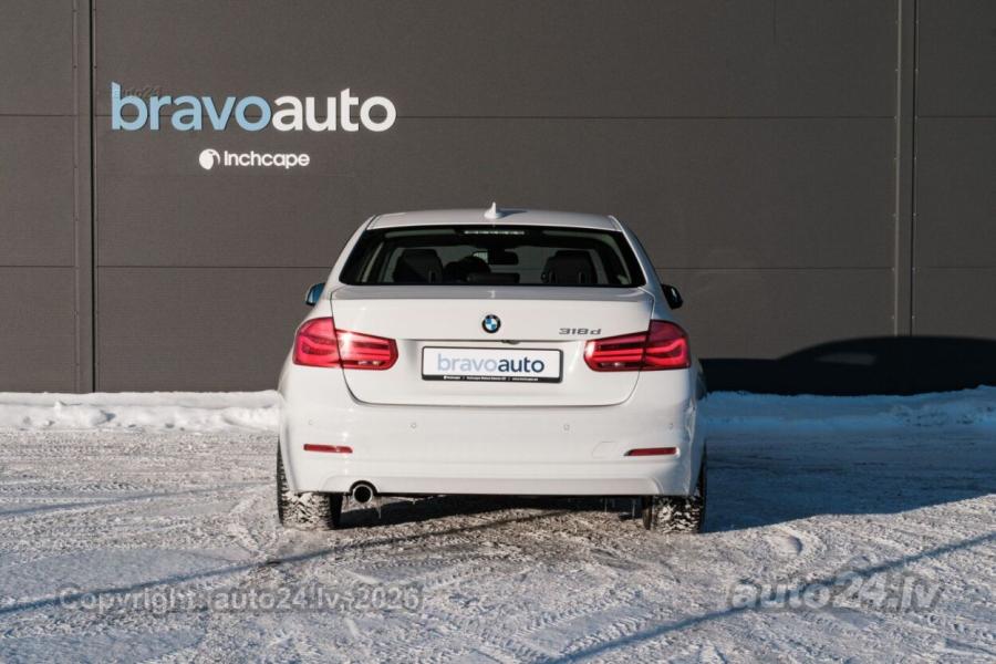 White BMW 3 Series 2018 in Tartu, with an engine capacity of 2.00 L and mileage of 156 thousand km for 15900 €, photo 7 on AUTOMOTO.COM.LV