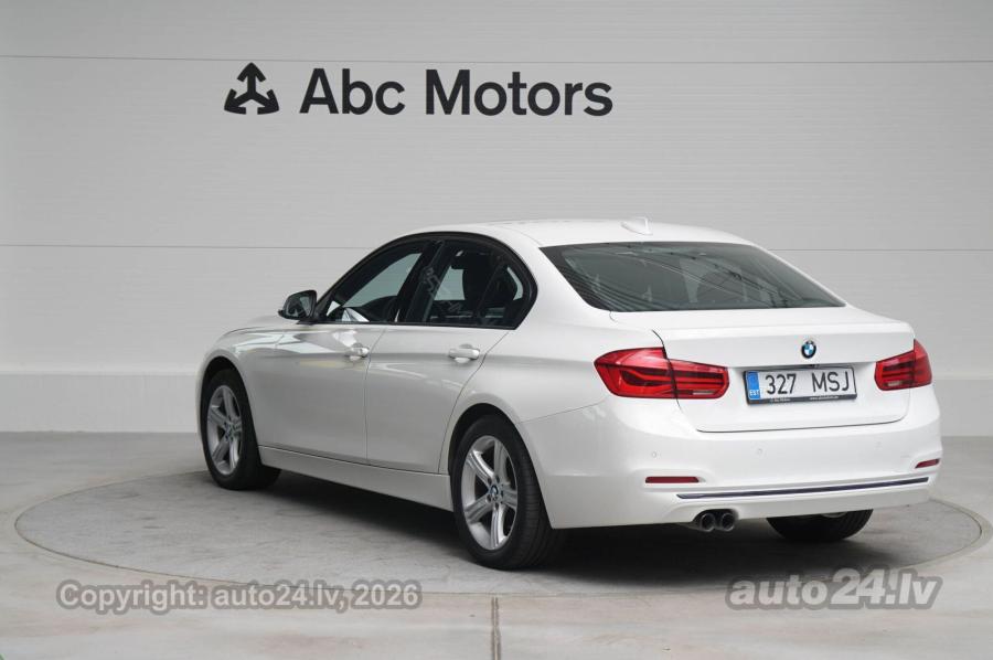 White BMW 3 Series 2018 in Tallinn, with an engine capacity of 2.00 L and mileage of 227 thousand km for 13990 €, photo 7 on AUTOMOTO.COM.LV