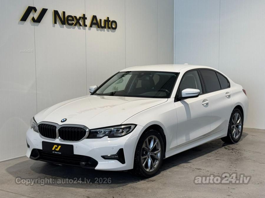 White BMW 3 Series 2019 in Tartu, with an engine capacity of 2.00 L and mileage of 81 thousand km for 25990 €, photo 1 on AUTOMOTO.COM.LV