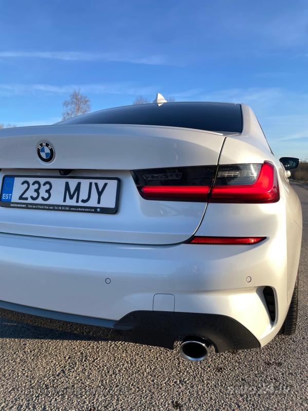 White BMW 3 Series 2019 in Tartu, with an engine capacity of 2.00 L and mileage of 117 thousand km for 34999 €, photo 5 on AUTOMOTO.COM.LV