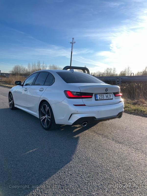 White BMW 3 Series 2019 in Tartu, with an engine capacity of 2.00 L and mileage of 117 thousand km for 34999 €, photo 7 on AUTOMOTO.COM.LV