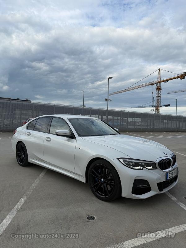 White BMW 3 Series 2019 in Tallinn, with an engine capacity of 2.00 L and mileage of 75 thousand km for 31500 €, photo 5 on AUTOMOTO.COM.LV