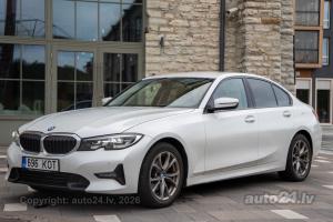 White BMW 3 Series 2019 in Tallinn, with an engine capacity of 2.00 L and mileage of 74 thousand km for 24900 €, photo  on AUTOMOTO.COM.LV