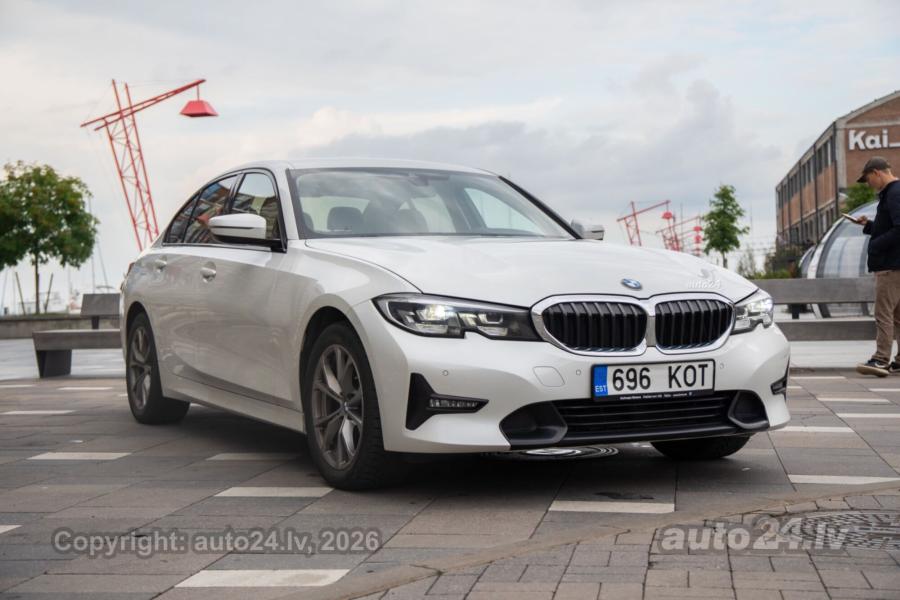 White BMW 3 Series 2019 in Tallinn, with an engine capacity of 2.00 L and mileage of 74 thousand km for 24900 €, photo 3 on AUTOMOTO.COM.LV